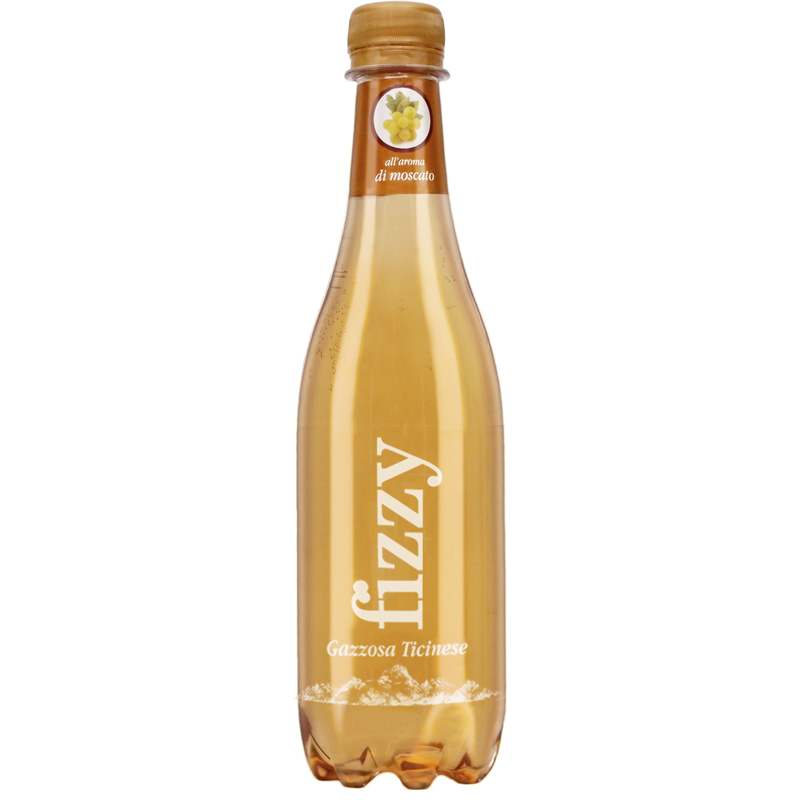 Fizzy Gazzosa Ticinese Muskat-Traube, 46 cl, 6 Stück