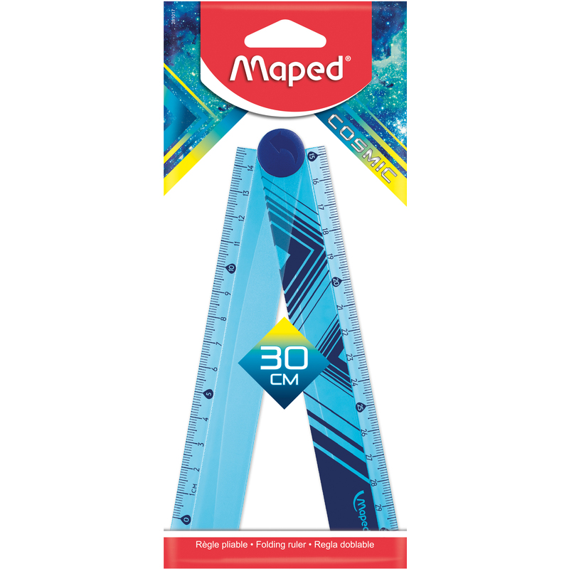 Maped Massstab Cosmic, faltbar, assortiert, 30 cm