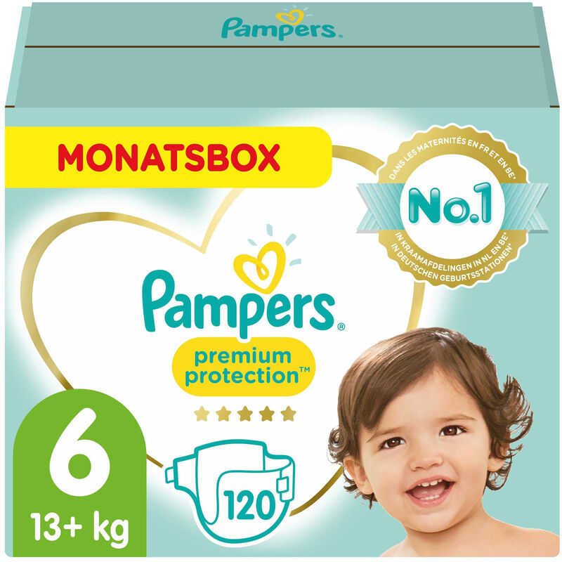 Pampers Windeln Premium Protection Extra Large Monatsbox Grösse 6