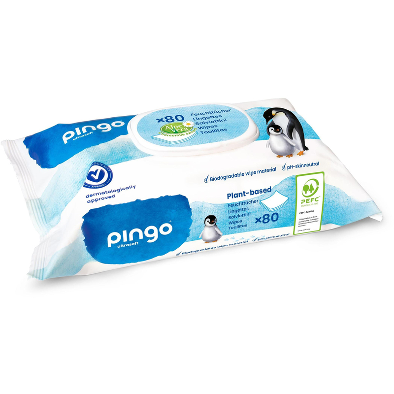 Pingo Feuchttücher Aloe Vera, 1 Pack à 80 Tücher