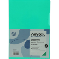 novooo Sichtmappen Professional, 10 Stück, A4, 140 µm, glatt, transparent