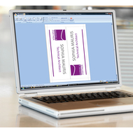 Sigel Tischkarten DP 047, 10 x 6 cm, weiss